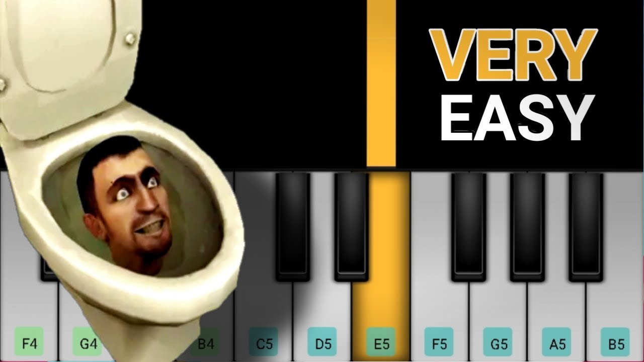 Skibidi Toilet 9 Easy Piano Tutorial Youtube