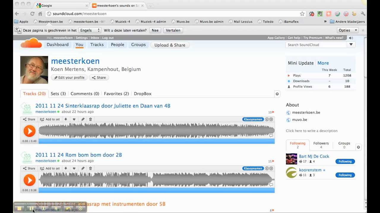 SoundCloud track in Google Site - YouTube