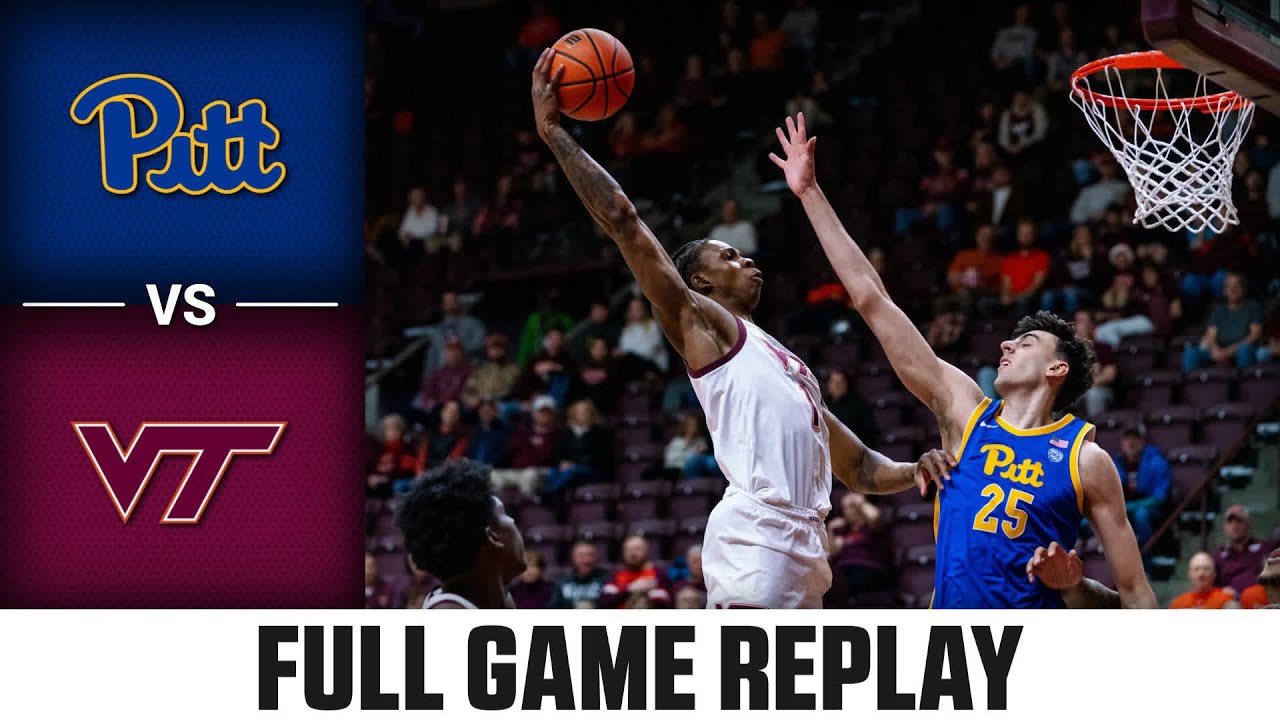 Pitt vs. Virginia Tech Full Game Replay | 2024-25 ACC Men's Basketball ...