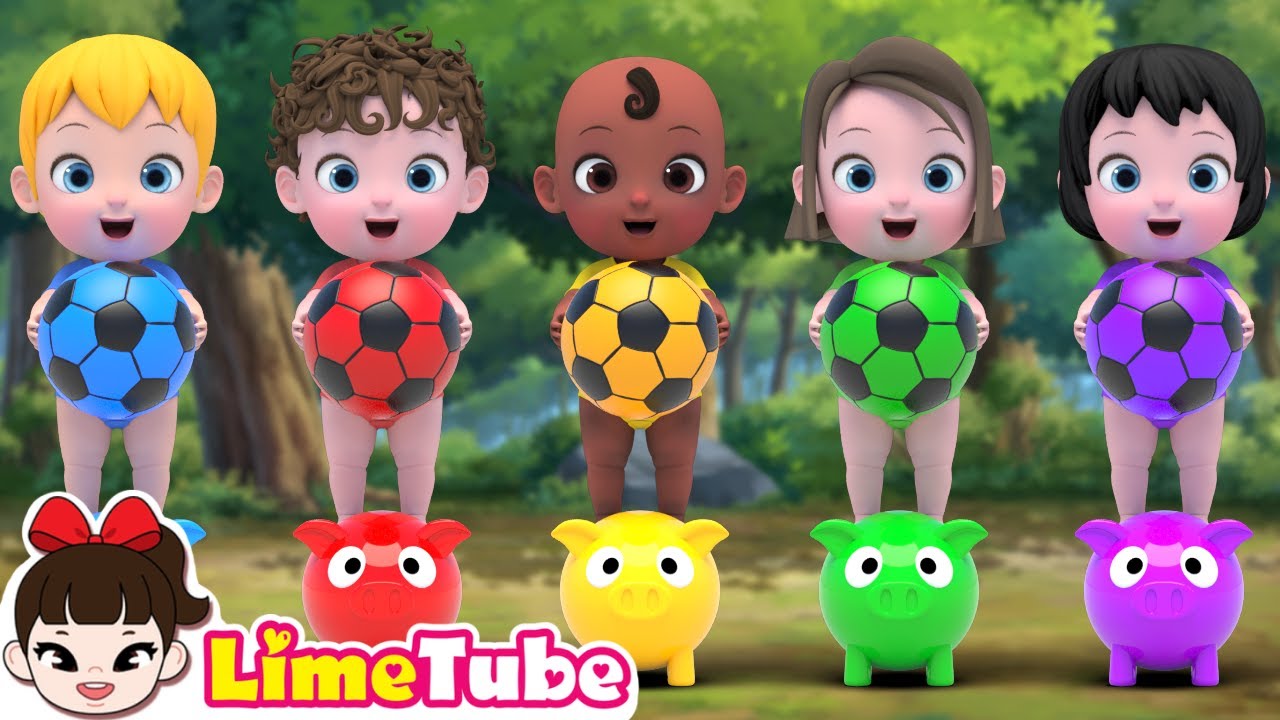 Color ball Finger Family +more Nursery Rhymes & Kids Songs ...