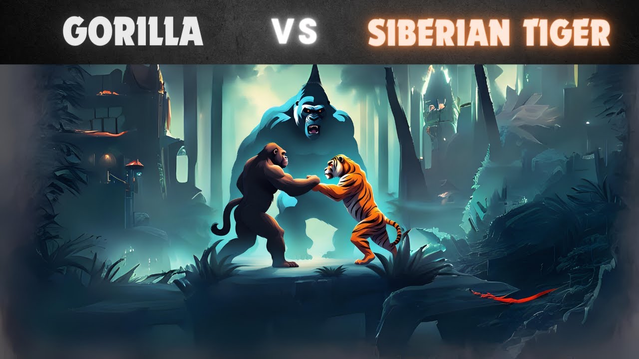 Epic Animal Face-Offs: Siberian Tiger vs Gorilla - YouTube