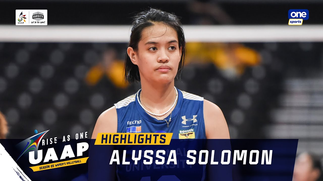Alyssa Solomon highlights | UAAP Season 85 Women's Volleyball - YouTube