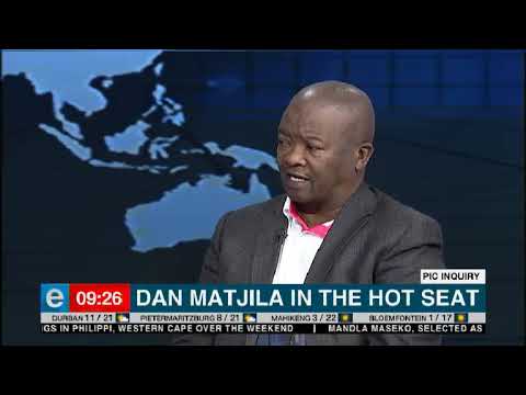 Dan Matjila takes the stand at the PIC inquiry - YouTube