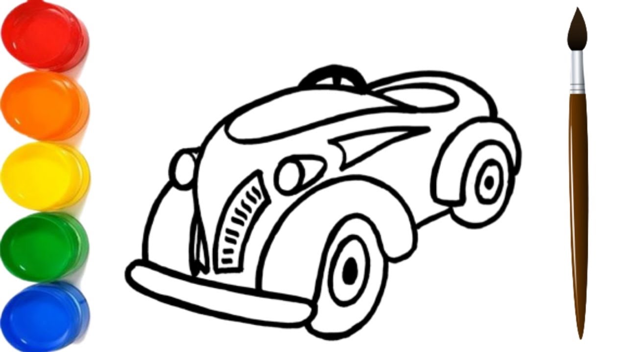 Toy Drawing, Paint & Colouring for Kids and Toddlers | How to draw toy ...