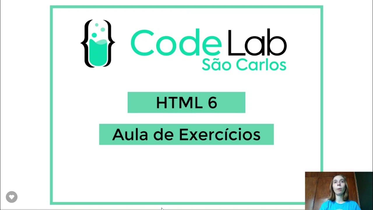 HTML 6 - Exercícios - YouTube