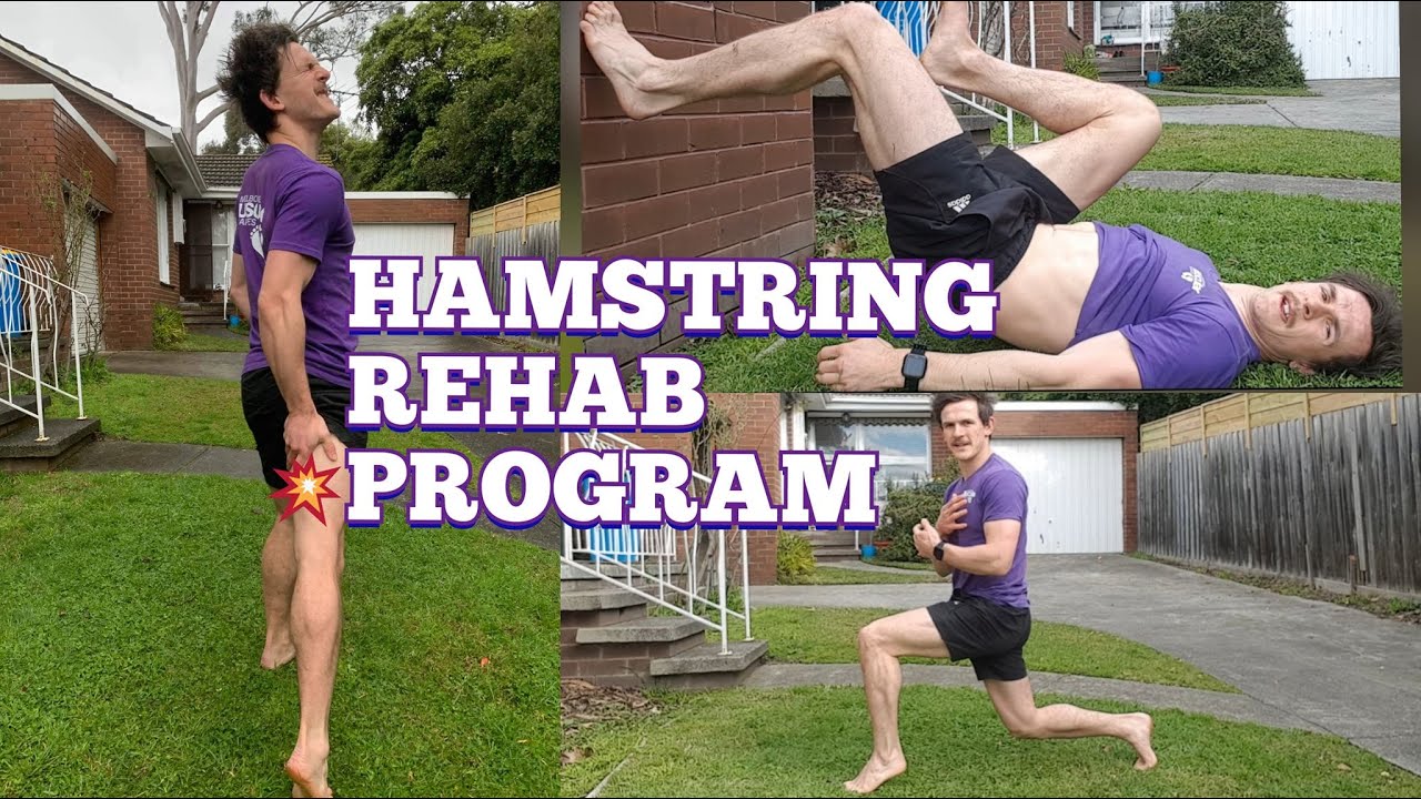 Hamstring Strain/Injury Rehabilitation Program| Glute And Hamstring ...