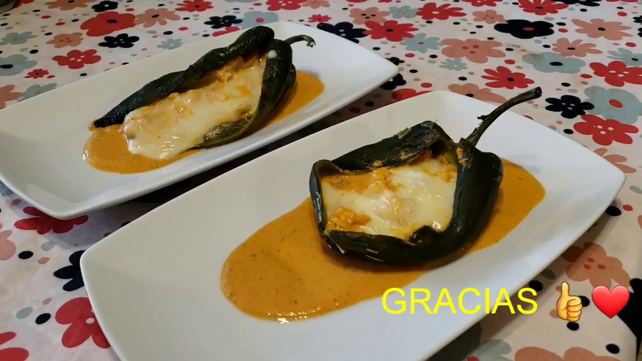 COMO HECER CHILES RELLENOS DE CAMARONES GRATINADOS. COSINANDO COSAS ...