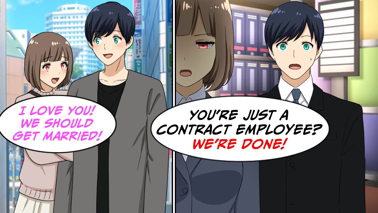 My girlfriend dumped me because I was a "Temporary employee"… [Manga ...