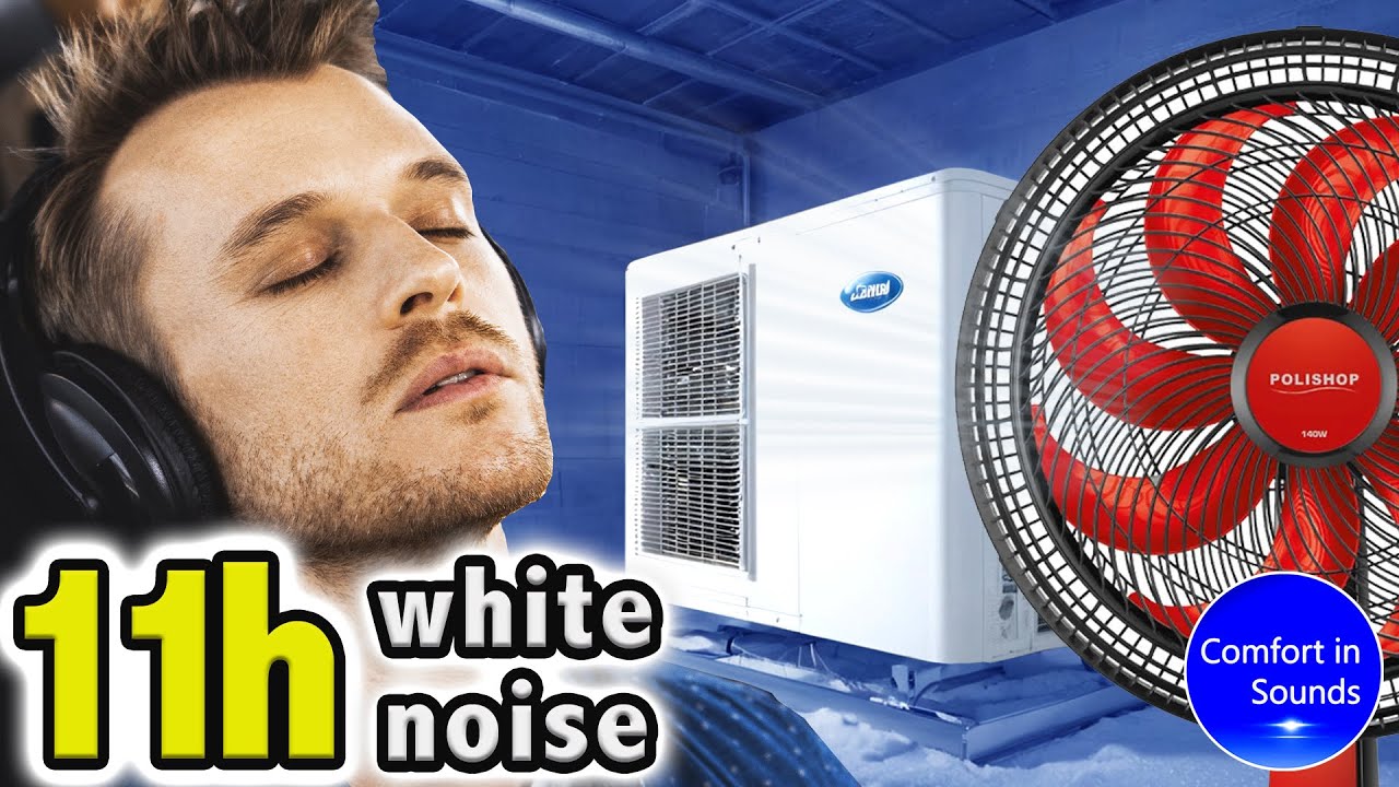 Fan Sound and Air Conditioner Sound for sleeping, studying or focus ...