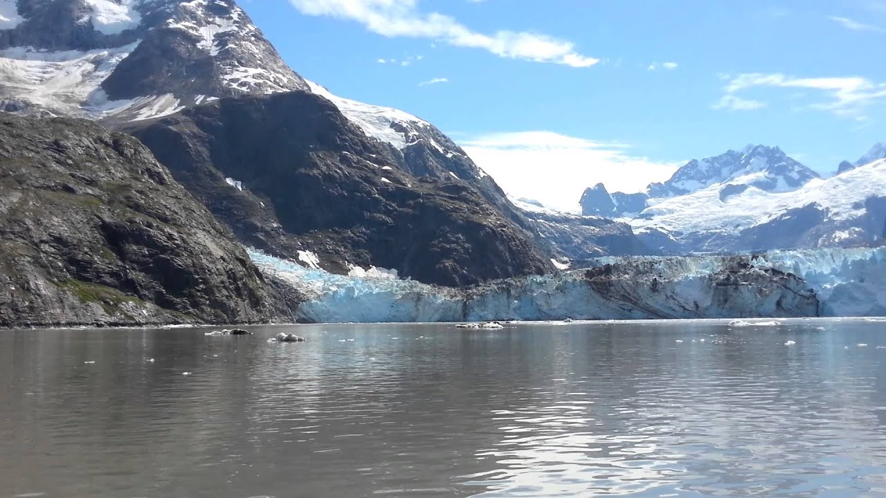 21' Ranger Tug Glacier Calving Glacier Bay - YouTube