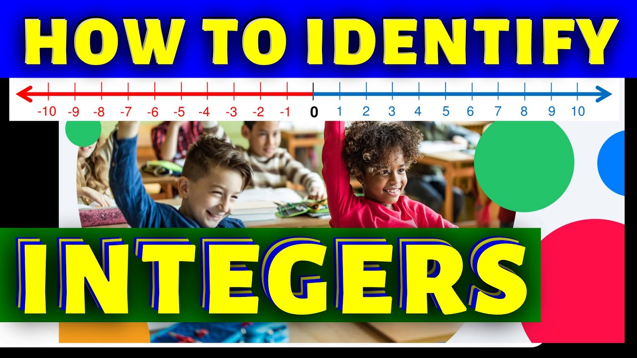 Introduction to Integers and How to Identify Integers in the Number ...