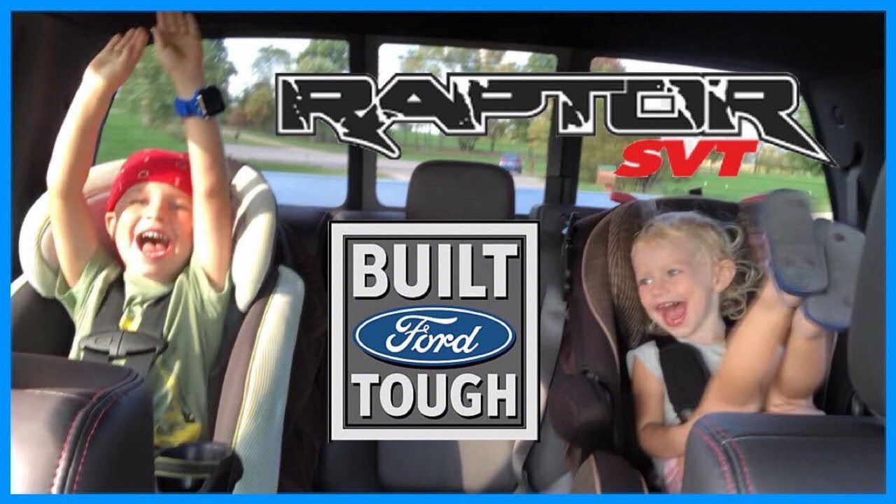 KIDS REACT TO RIDING IN 2014 FORD F150 SVT 6.2L V8 RAPTOR! MONSTER ...