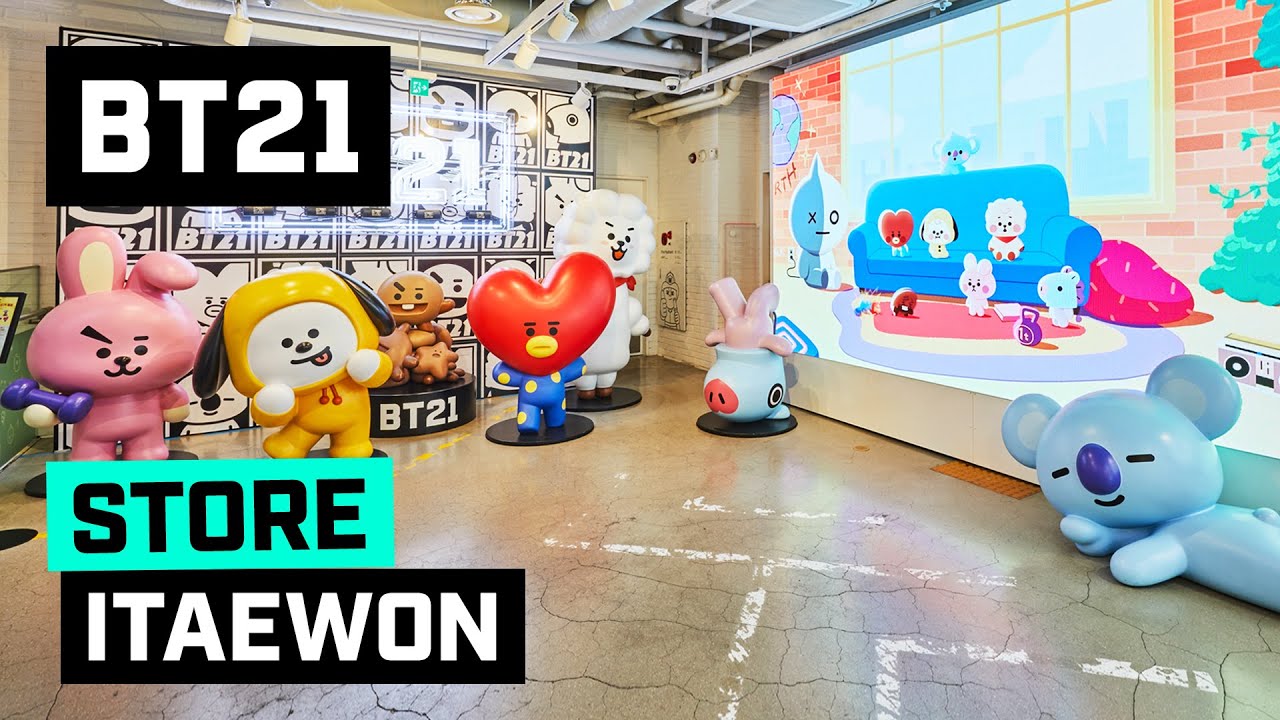 [BT21] LINE FRIENDS ITAEWON - 360 VR - YouTube