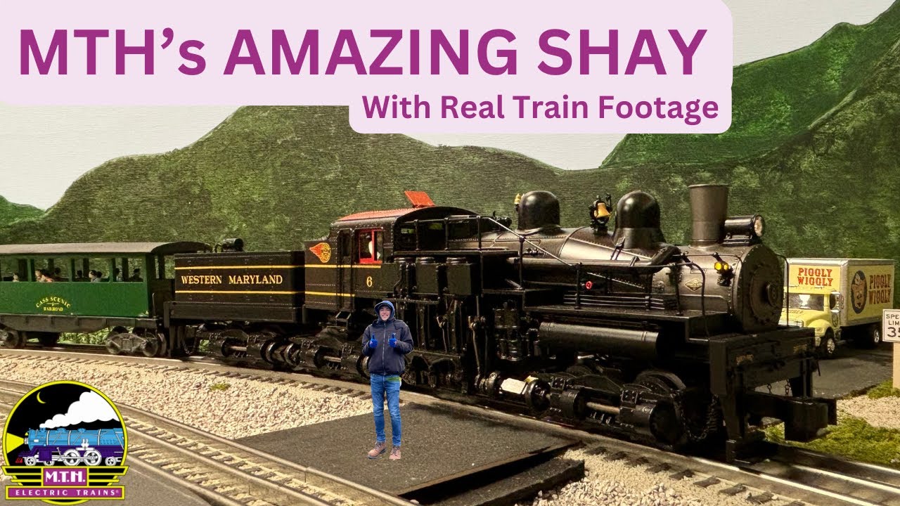 A Look At MTH's AMAZING Western Maryland #6 Shay (With Footage of the ...