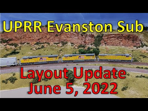 S2022E22 Complete run Ogden to Green River 6-5-22- Model Train Layout ...