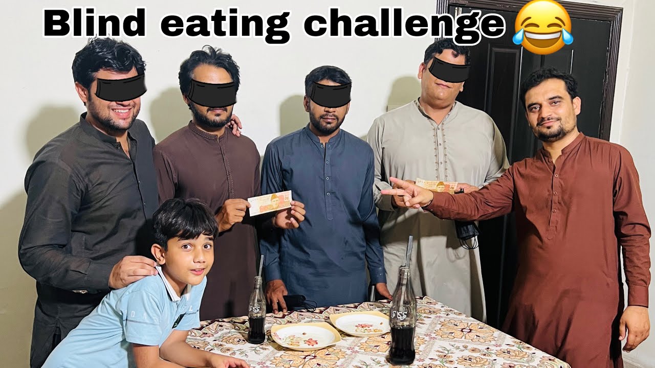 Blind eating challenge - Blind drinking challenge - Blind challenge ...