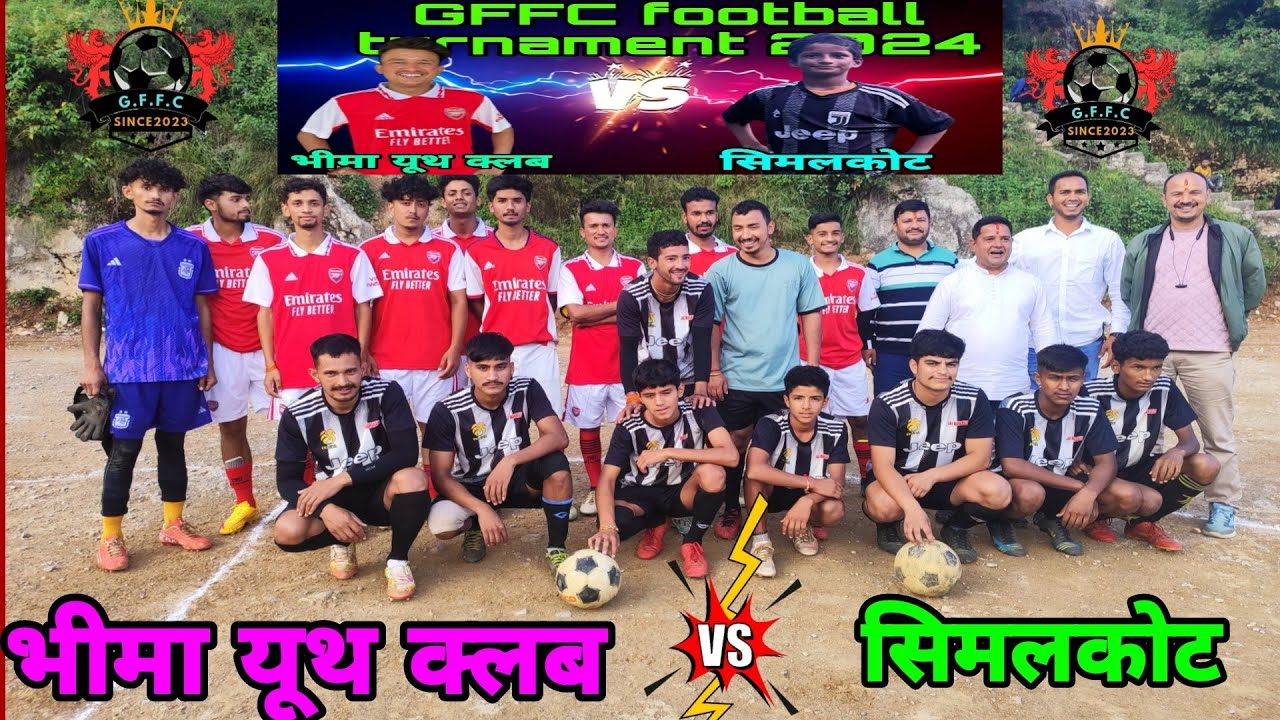 GFFC फुटबॉल 3rd मैच / भीमा यूथ क्लब VS सिमलकोट #shortsvideo #football # ...