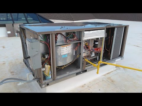 Small 4 Ton RTU - YouTube