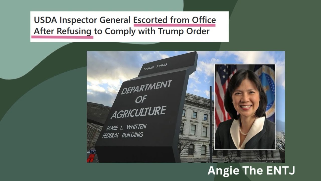 USDA Inspector General Physically Escorted Out of Building After #47 ...