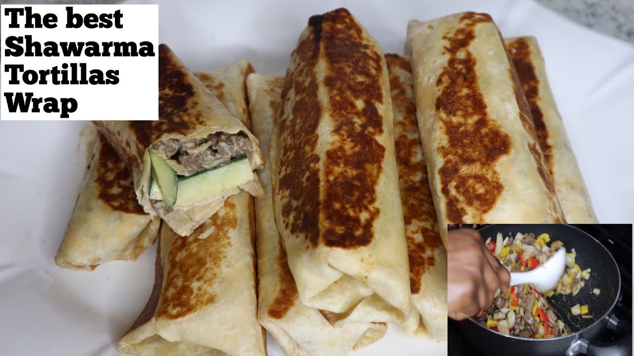 HOW I MAKE MY SPECIAL SHAWARMA WRAP RECIPE - YouTube