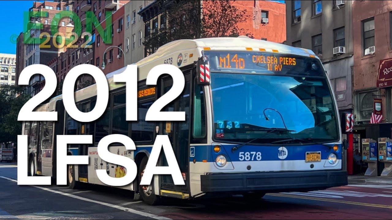 ⁴ᴷ MTA NYCT Manhattan Buses: 2012 Nova Bus LFSA's Return to MJQ Depot ...