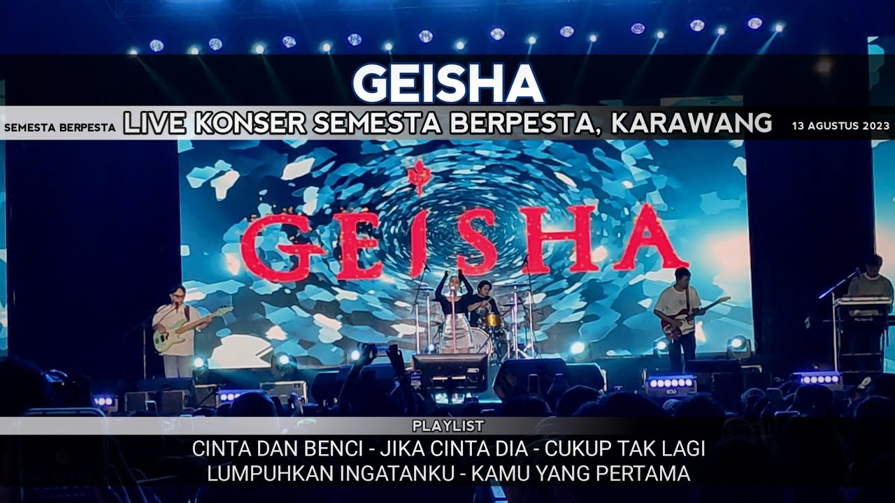 GEISHA Live Konser Karawang | Semesta Berpesta 2023 - YouTube