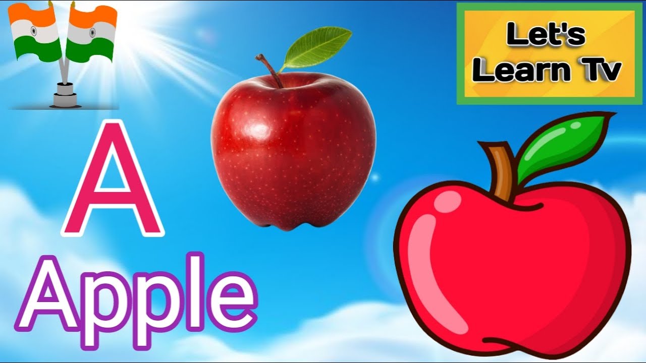 abcde, Alphabet learning for kids, A for Apple,a to z alphabet song,Let ...