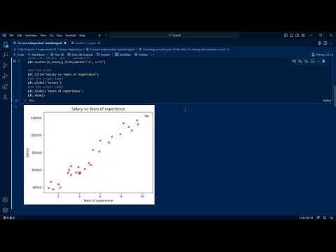Salary prediction using simple linear regression - YouTube