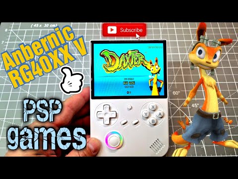 RG40XXV  testing  PSP games I Awesome Retro handheld