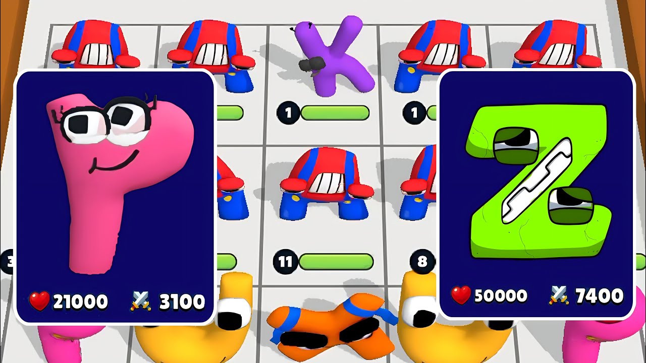 Merge Alphabet Lore ' Combine ' Vs Merge Alphabet Number ⭐ ...