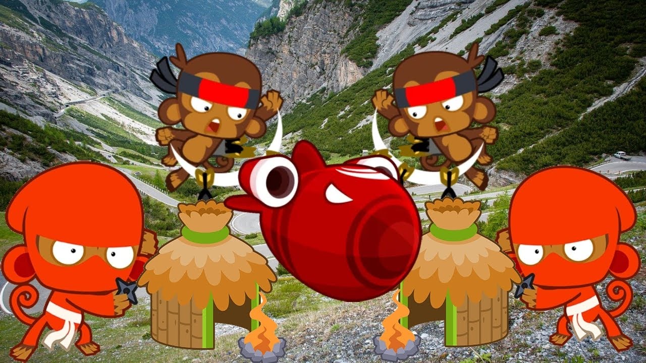 Using The Ninja Monkey In Bloons Monkey City!!! - YouTube