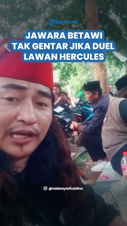 JAWARA BETAWI TAK TAKUT Jika Duel Lawan Hercules, Tuding Ketua GRIB Terlalu Sombong - YouTube