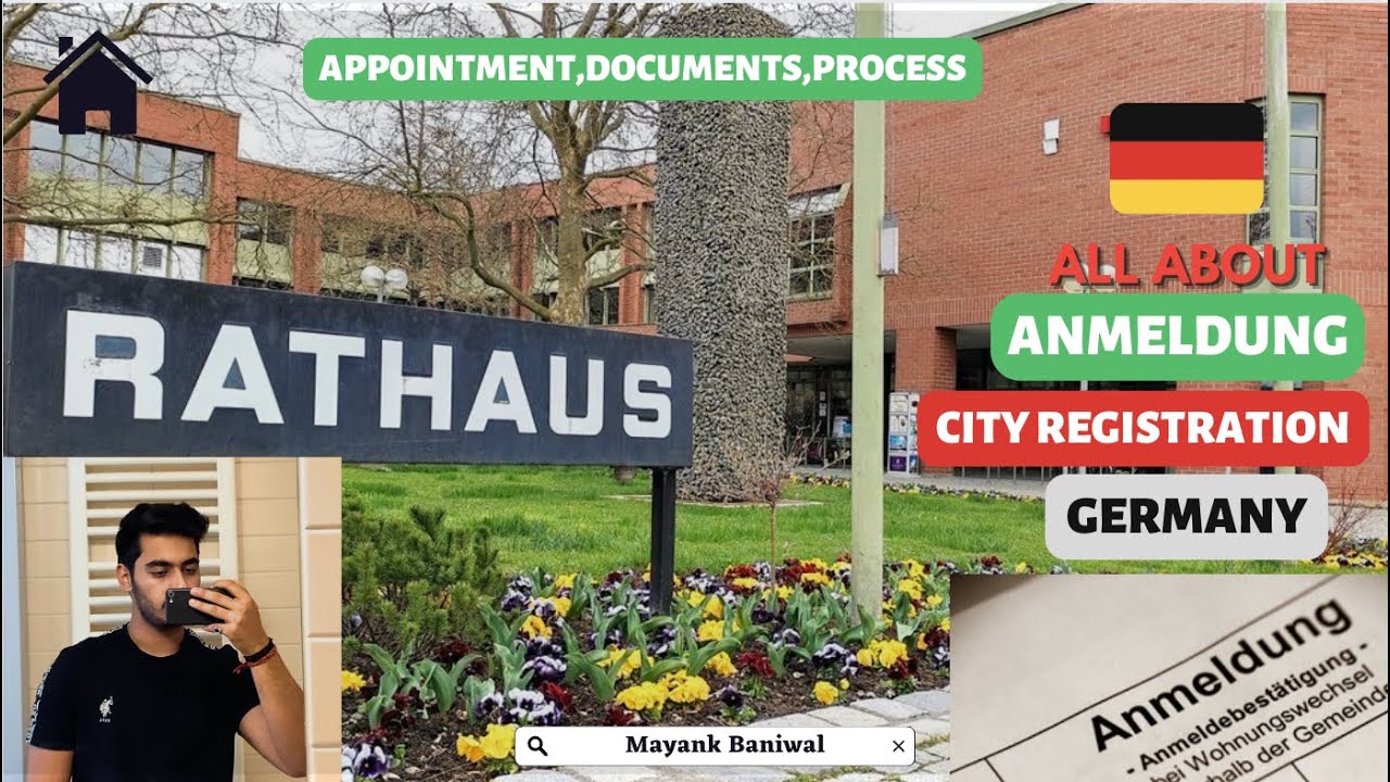 How to Do The Anmeldung (City Registration) In Germany ? | Mayank ...