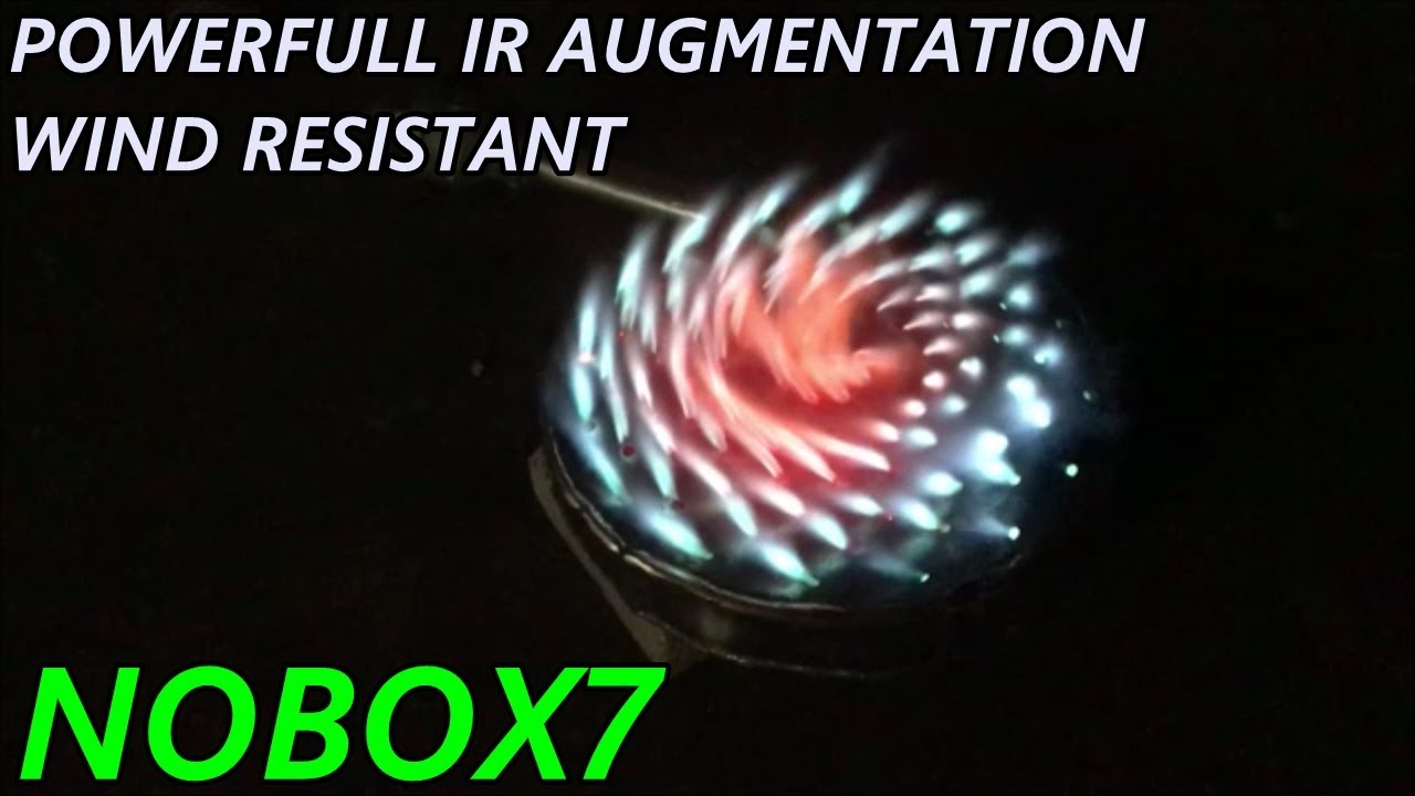 Vortex ring burner with IR augmentation - YouTube