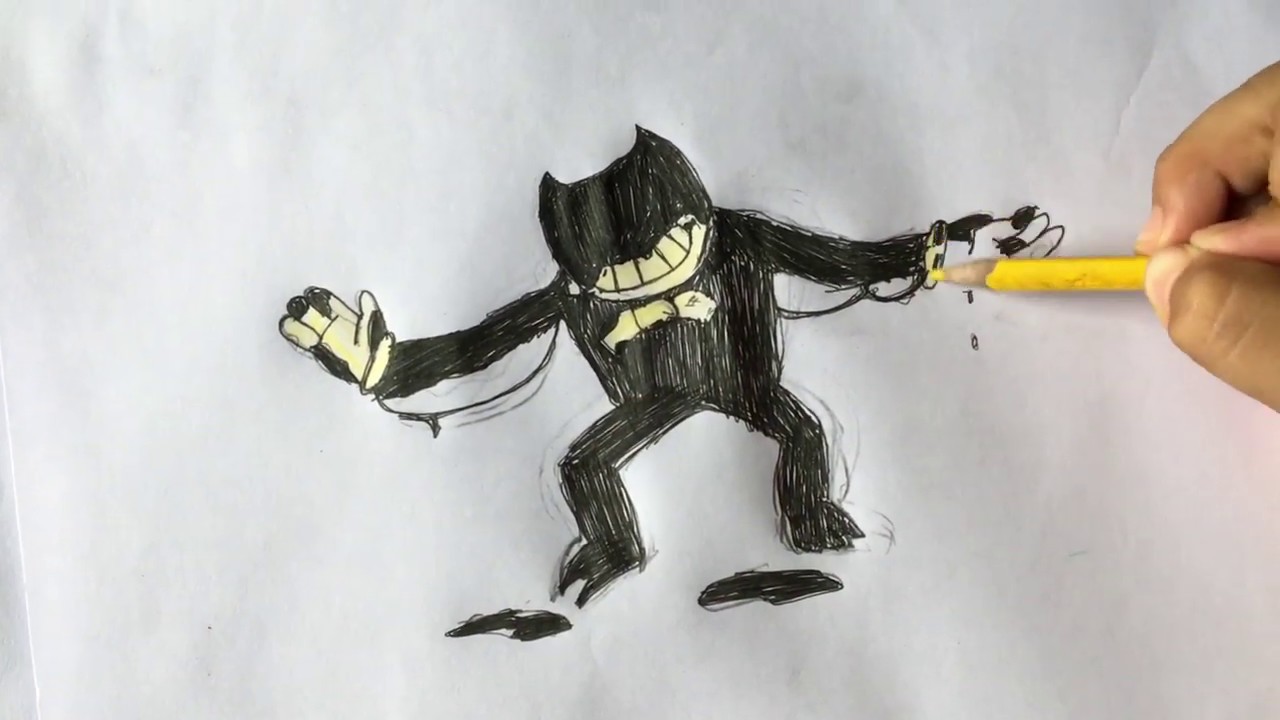 How to draw beta Bendy | Bendy and the Ink Machine - YouTube