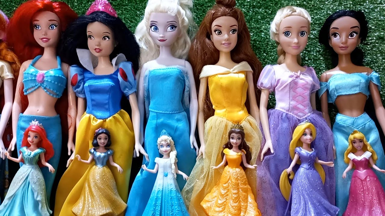 Disney Princess Doll Makeover ~ DIY Miniature Ideas for Barbie - Wig ...