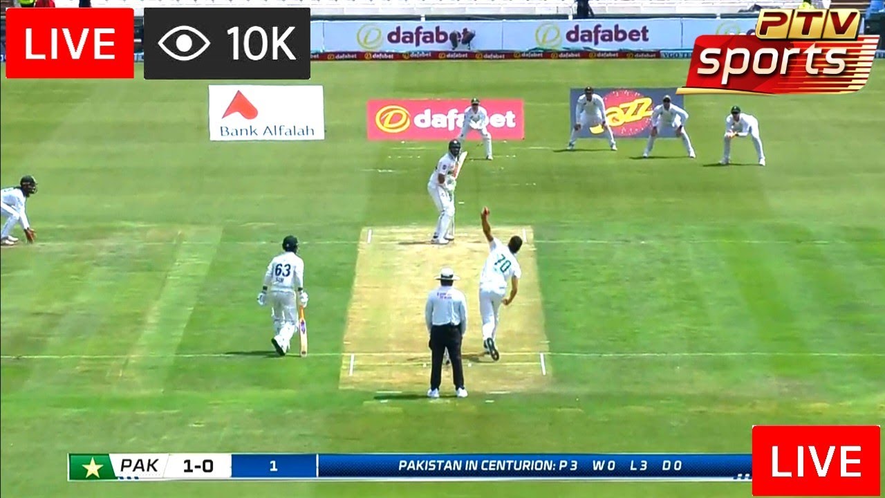 🔴 Live Pakistan Vs south Africa 1st test day 1 2024 | Pak Vs SA test ...