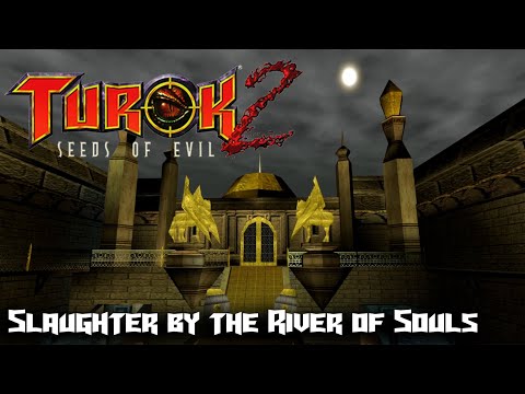 Turok 2: Seeds of Evil (PC) - Slaughter by the River of Souls 100% Secrets