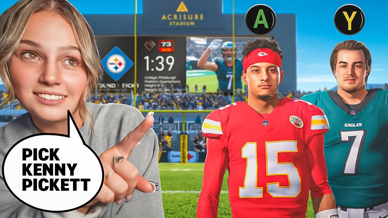 My Girlfriend Drafts My Team! - YouTube