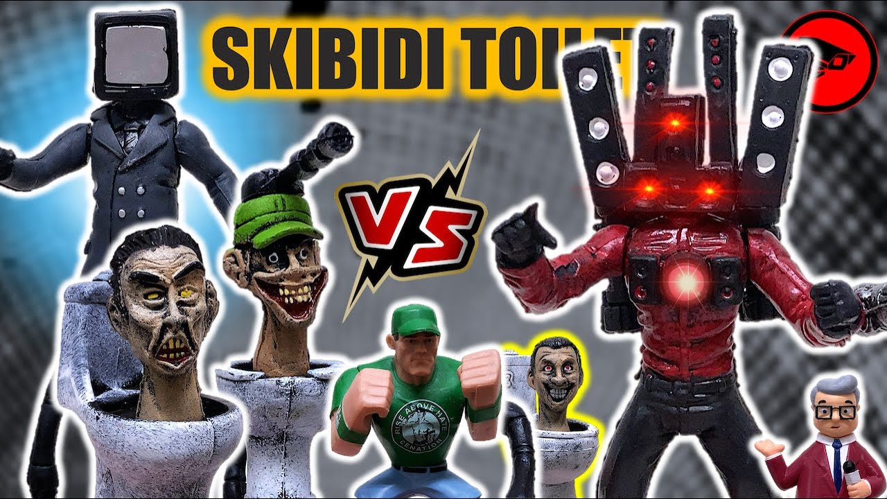 Skibidi Toilet Episodio #5 - El ATAQUE de JOHN CENA | Pack de Figuras ...