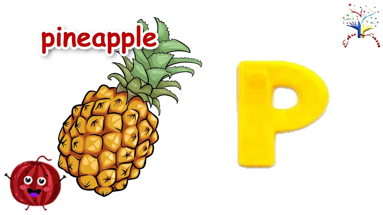 The Pineapple Song 🍍 | Learn with 3D Cartoon Fruits for Kids - YouTube
