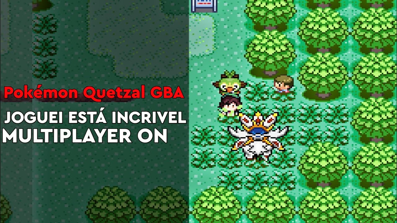 Pokémon Quetzal GBA Multiplayer - Possui Pokémon de até 8-9 geração ...