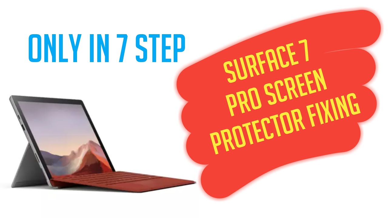 How To Fix Screen Protector On Surface 7 Pro || For All Laptops ...