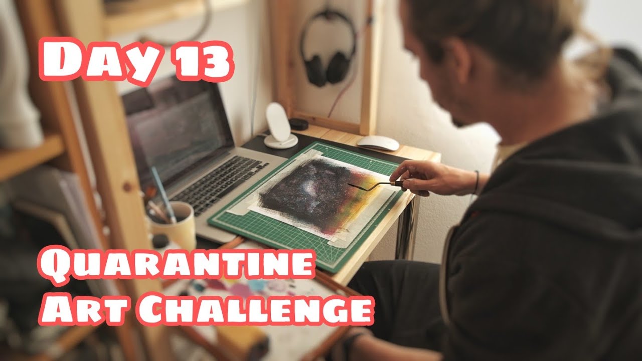 Quarantine Art Challenge - Day 13 - YouTube