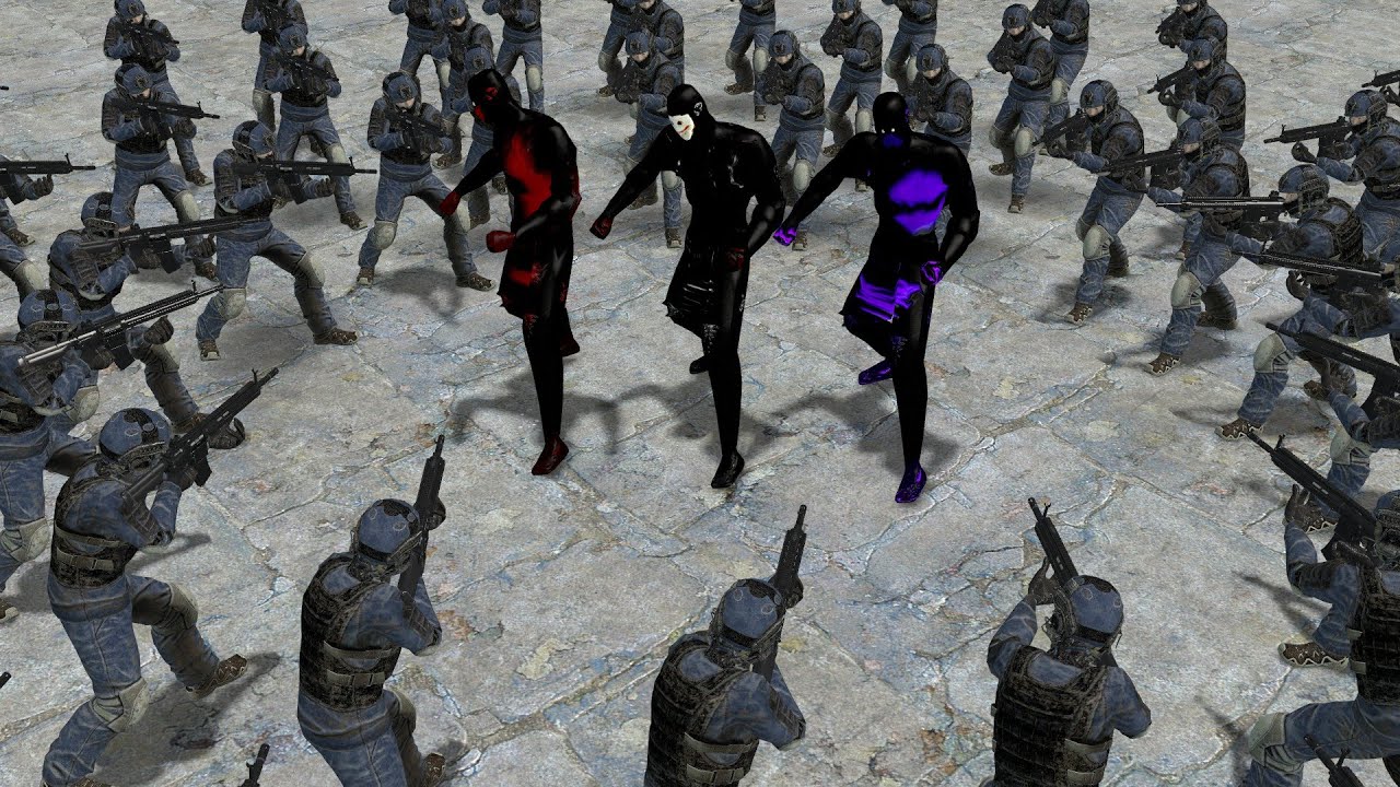 SCP-087 VS 100 SCP GUARD!! Garrys Mod Sandbox - YouTube