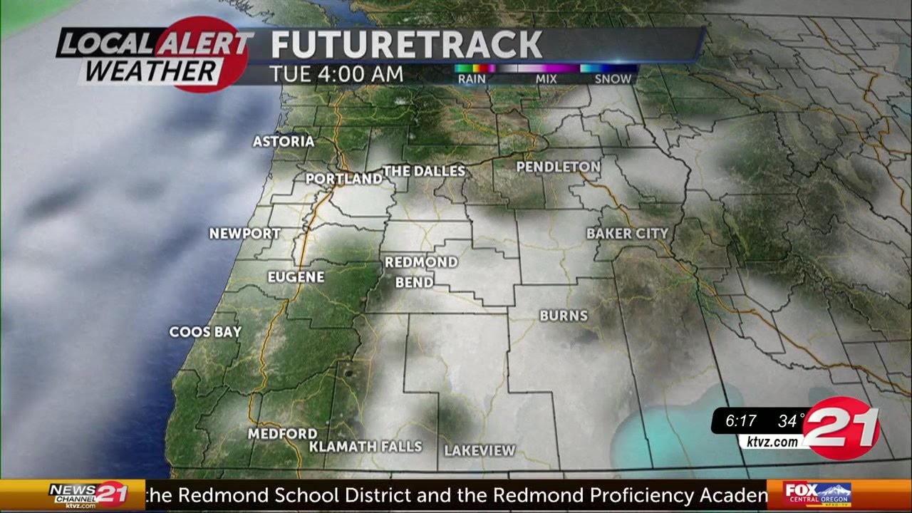 Lots of snow today, with a cold week ahead - YouTube