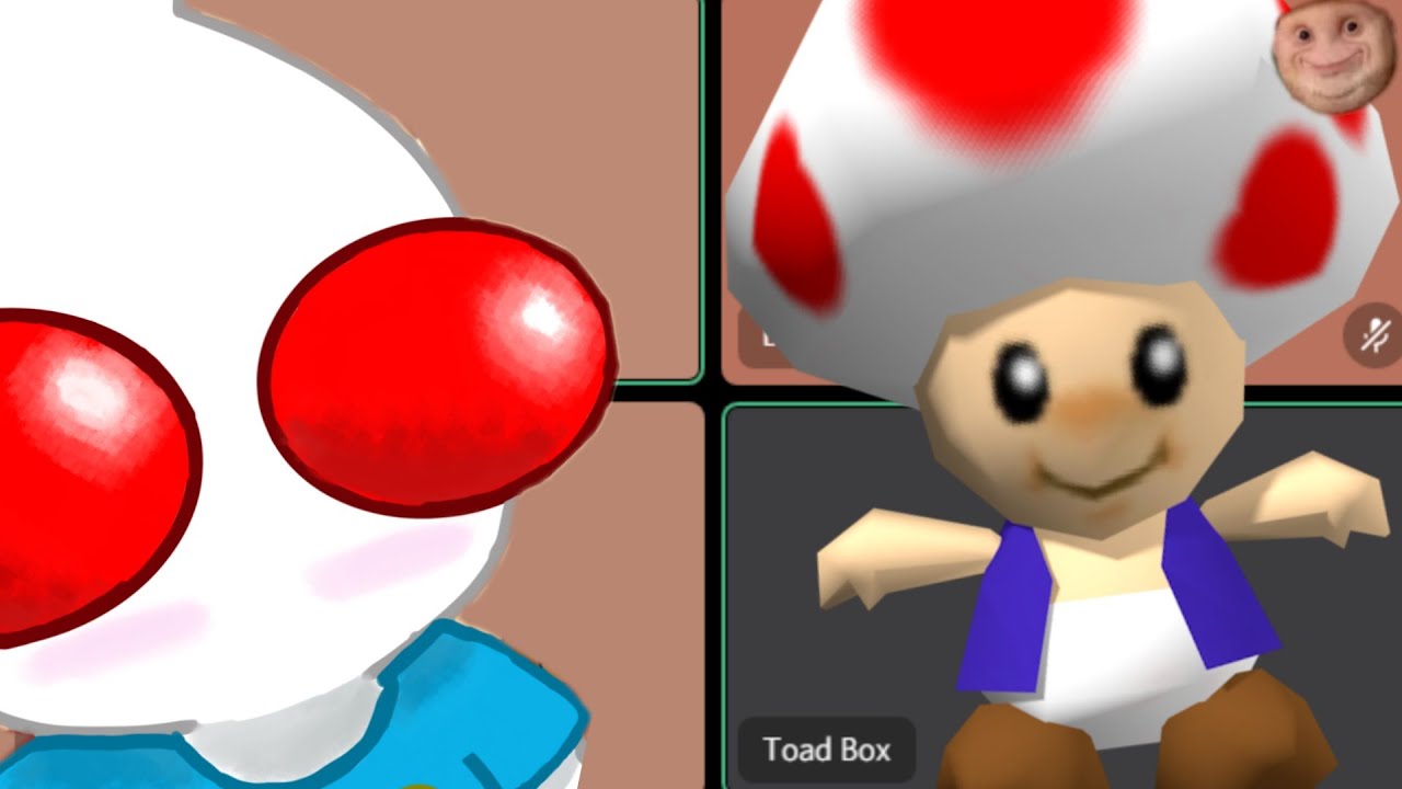 Toad Takeover in my server! [He broke the bot] - YouTube