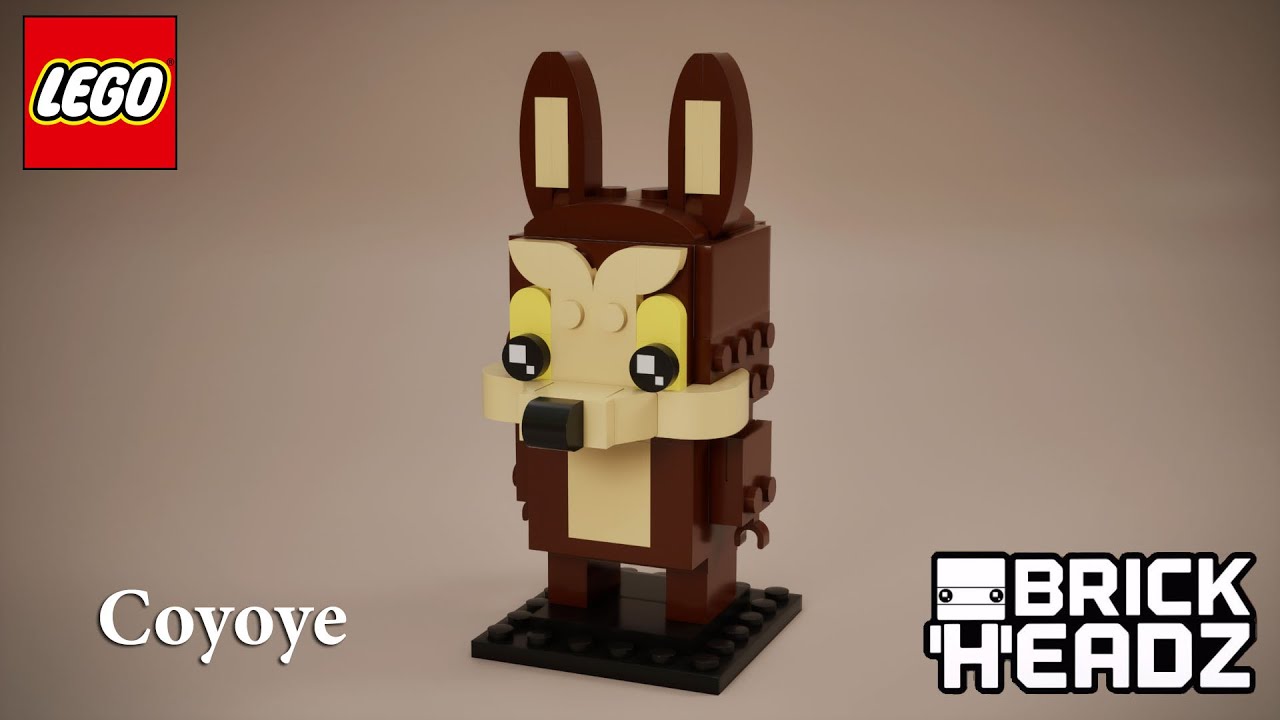 LEGO BrickHeadz - Coyote from Looney Toons | LEGO Building | - YouTube