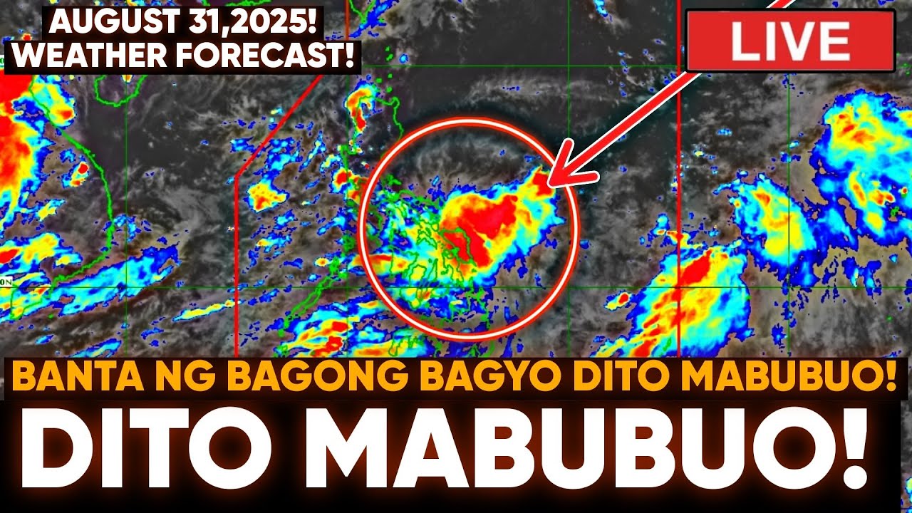 AUGUST 31,2025! (Bagyo Warning) BANTA NG BAGYONG KIKO MABUBUO SA ...