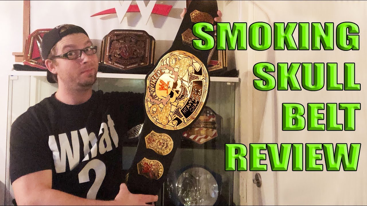 WWE Smoking Skull Belt Review - YouTube